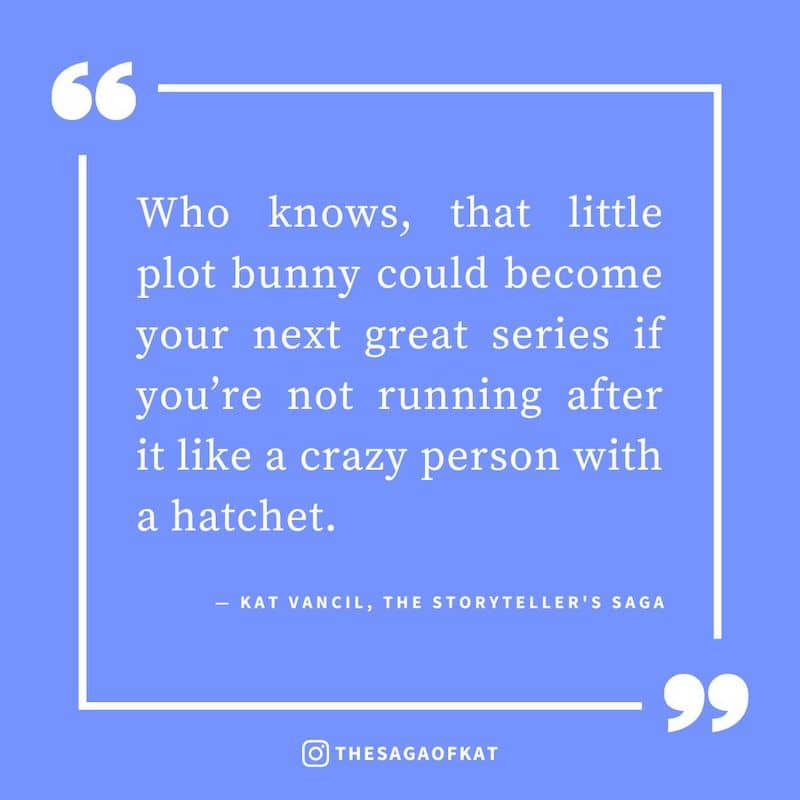 NOOO! Not another plot bunny! 🙀