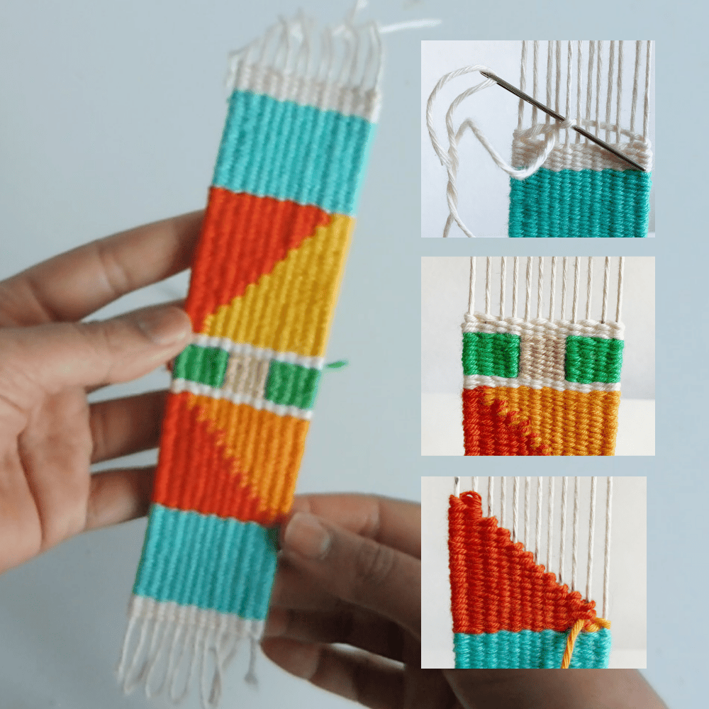 Beginner Weaver Guide to Weaving on a Frame Loom - Fibers and Design