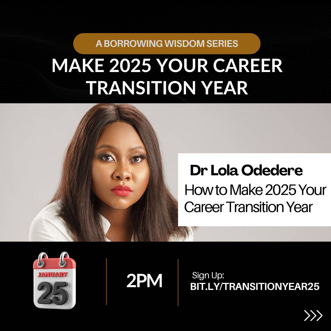Make 2025 Your Career Transition Year