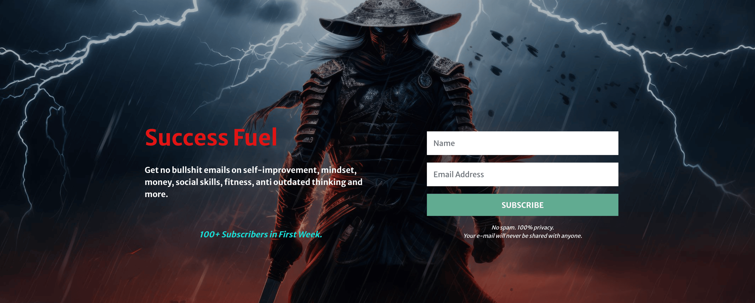 The Success Fuel Newsletter