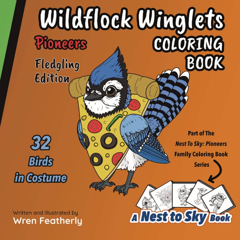 Wildflock Winglets Pioneers Coloring Book - Fledgling Edition Landing Page