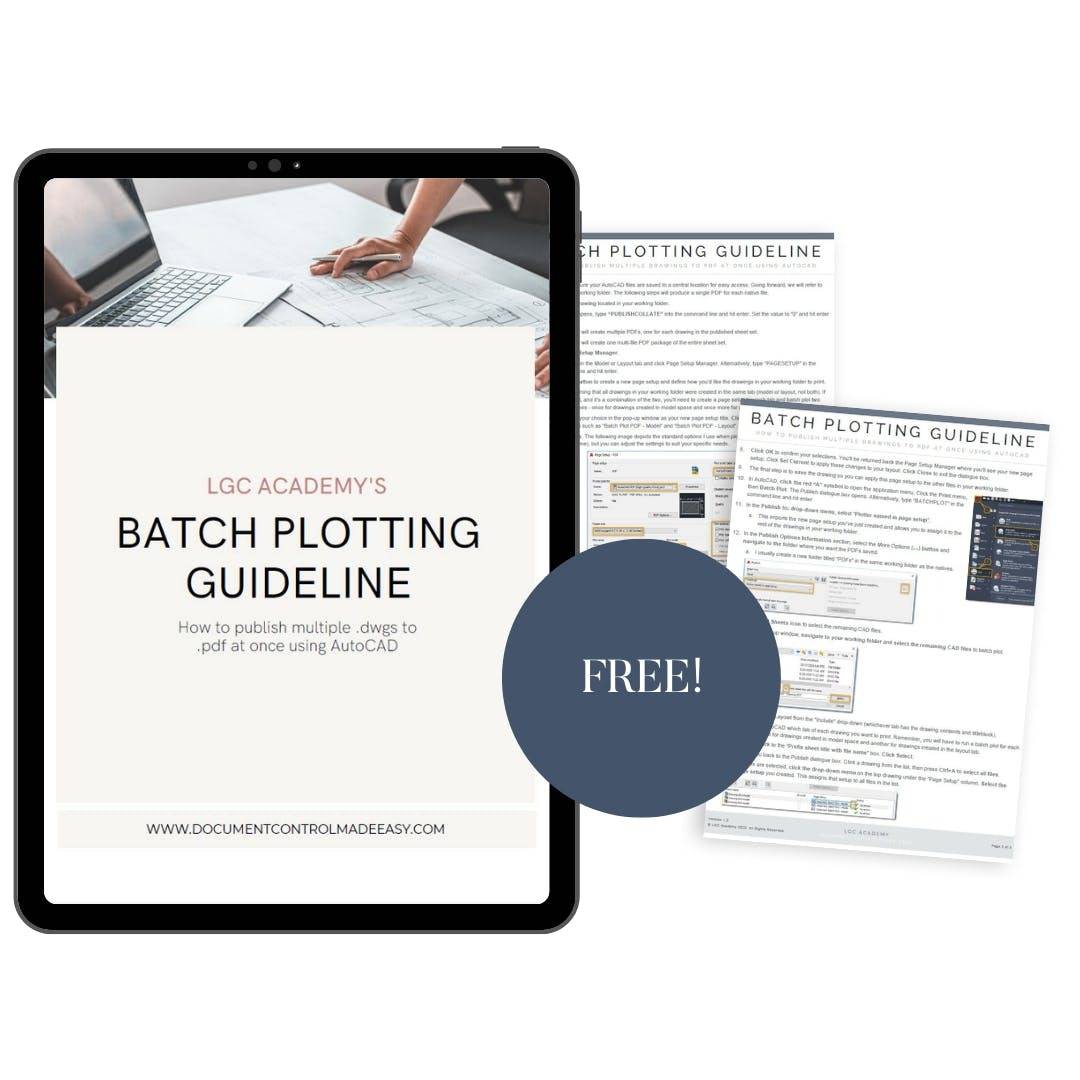 Your Complete Guide To Batch Plotting Drawings In Autocad — Lgc Academy