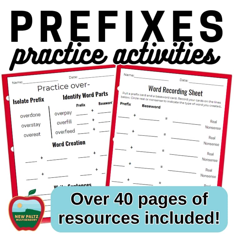 Common Prefixes Practice Pack