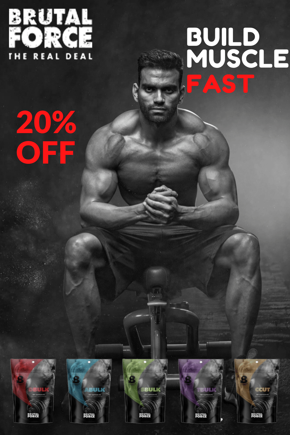 BUILD MUSCLE, GET SHREDDED, CUT FAT