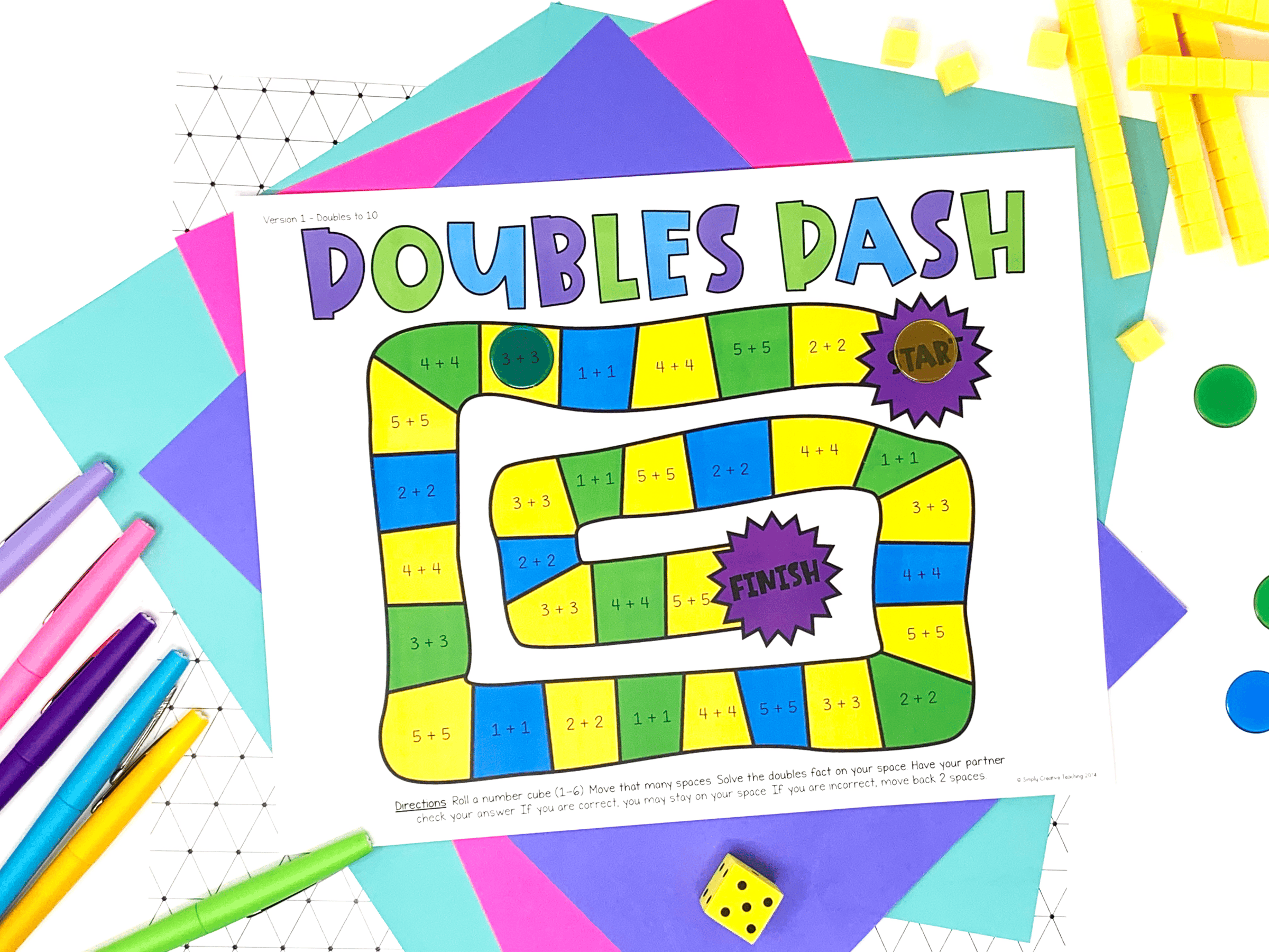 FREE Doubles Board Game!