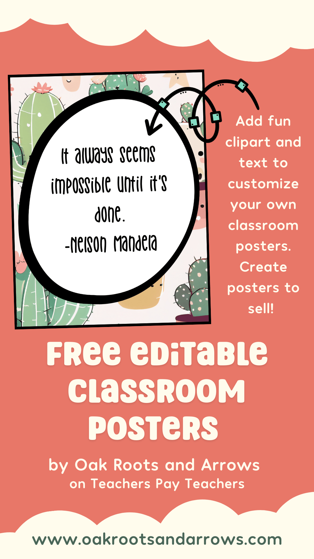 Free Editable Blank Classroom Posteres!