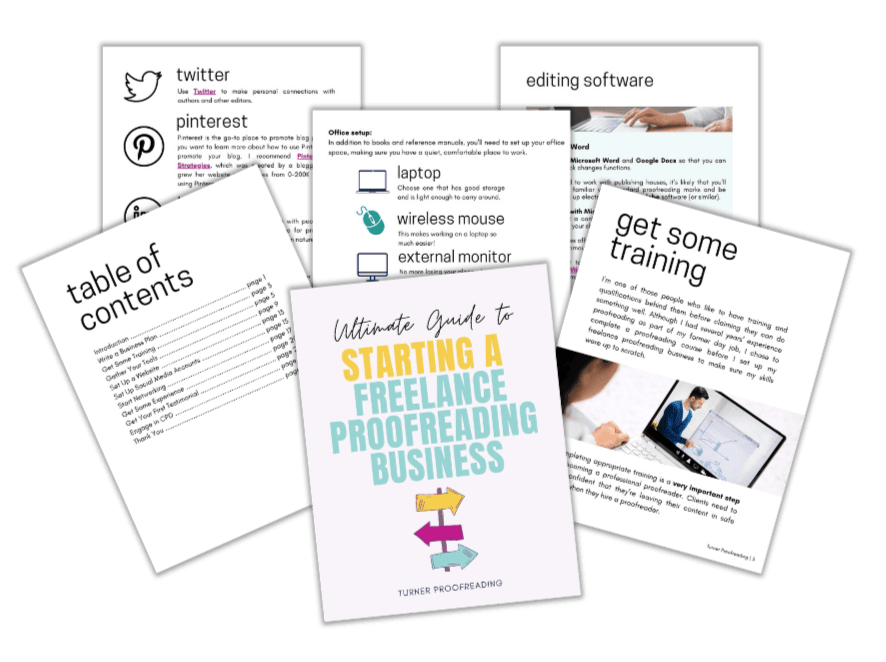 What Are the Four Different Types of Editing? - Turner Proofreading