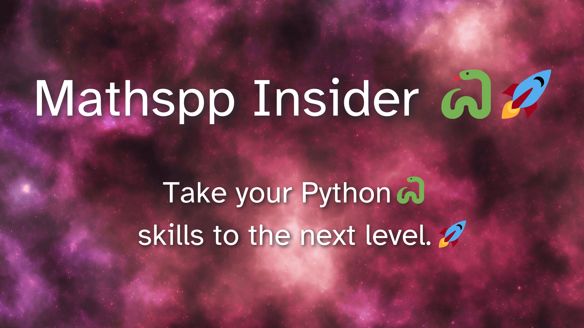 Mathspp Insider 🐍🚀