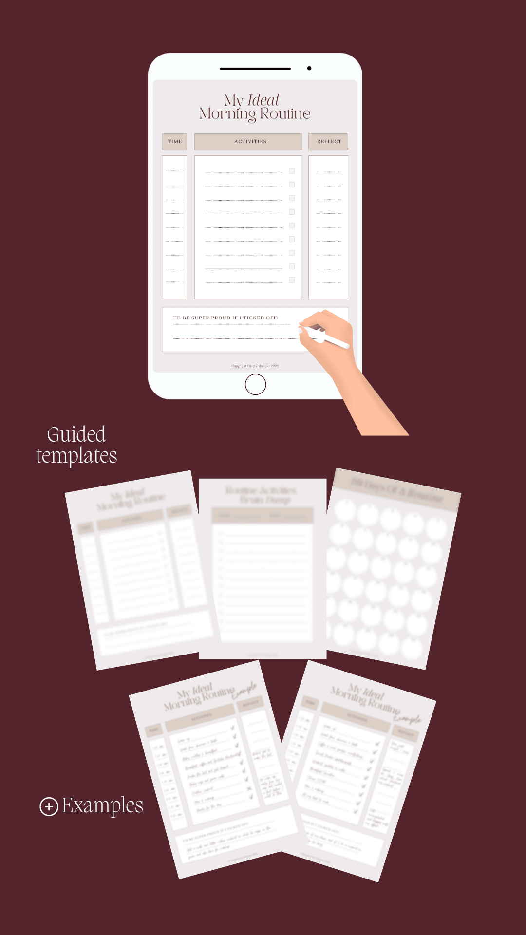 Morning Routine Template