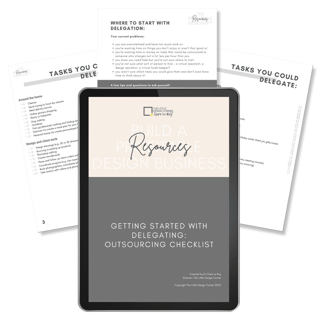 How to Start Outsourcing: a checklist for designers