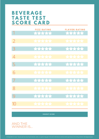 Taste Test Chart Mexican Pasta Student Survey And Taste Testing