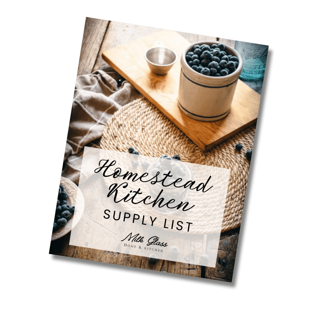 Homestead Kitchen Supply List
