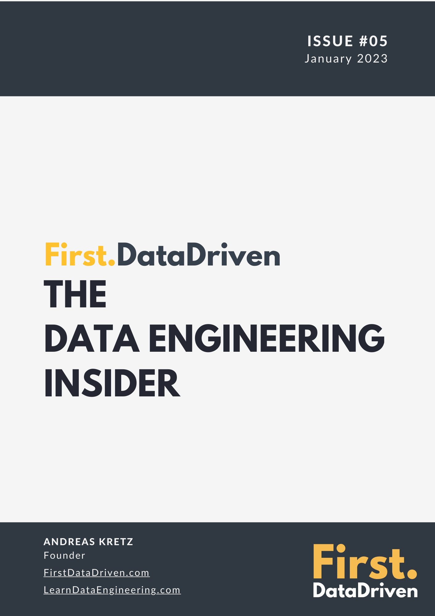Get your free Data Engineering Insider now!