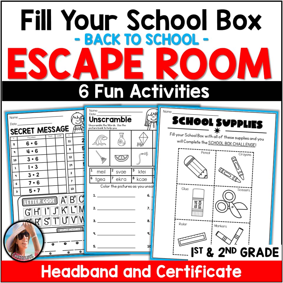 Back to School Escape Room