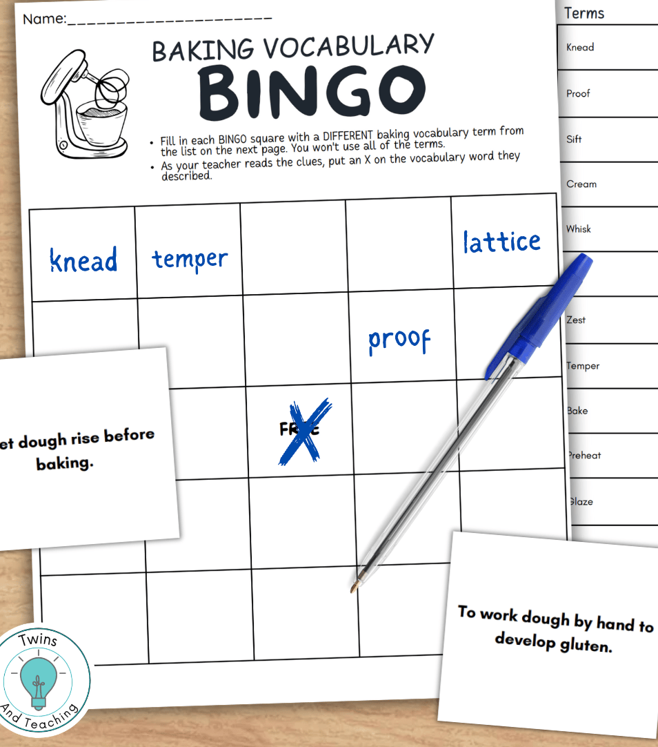 Free Baking BINGO