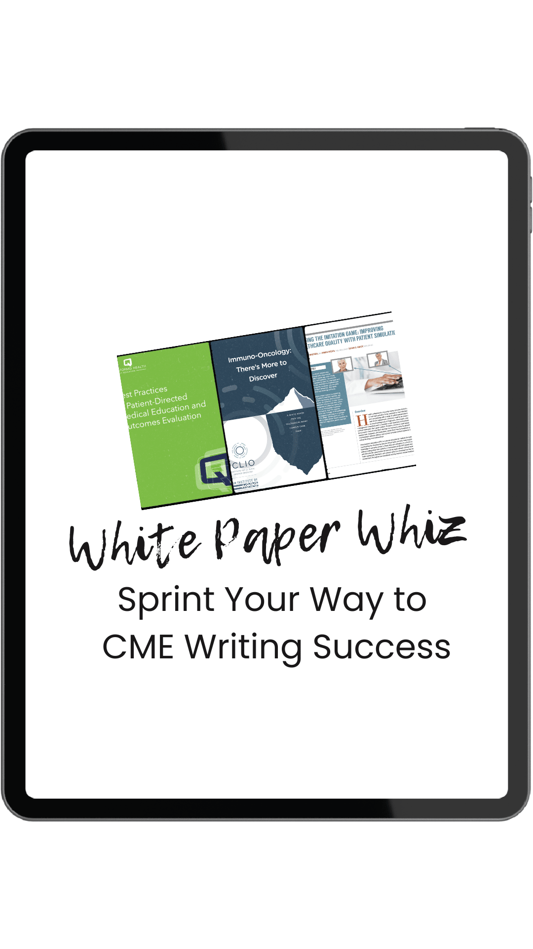 White Paper Whiz: Sprinting Your Way to CME Writing Success