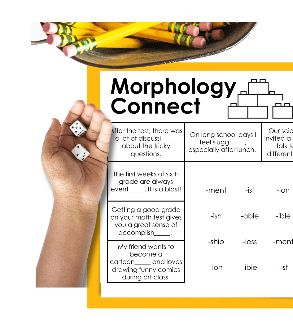Free Morphology Board Gamesfor BIG Kids!
