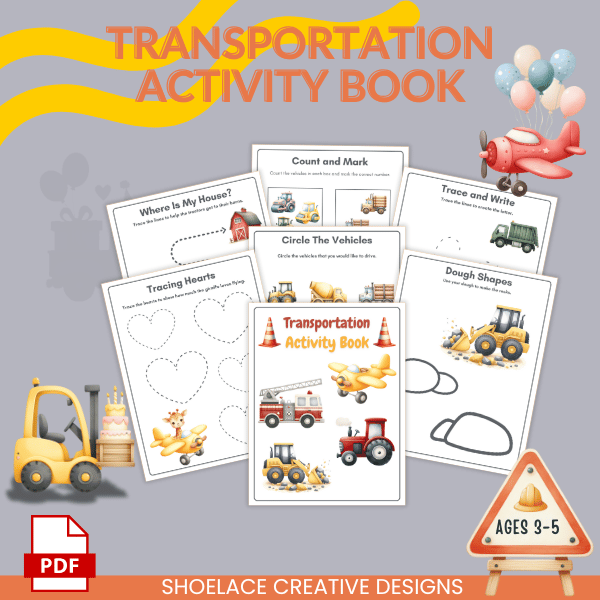 Transportation Activity Book