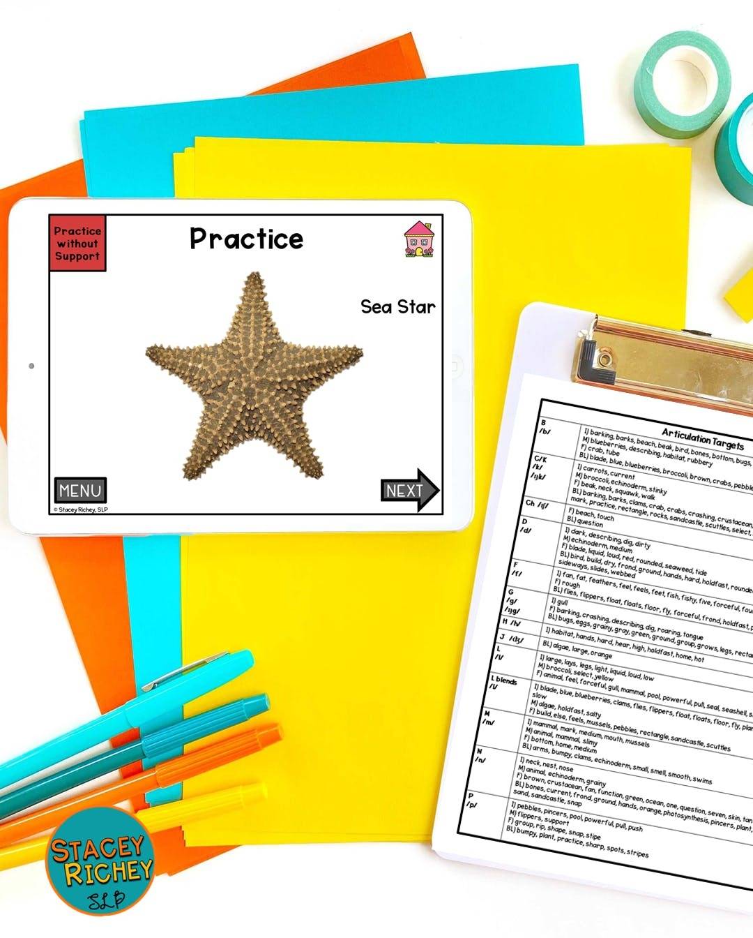 FREE No Prep Beach Speech Therapy Activity