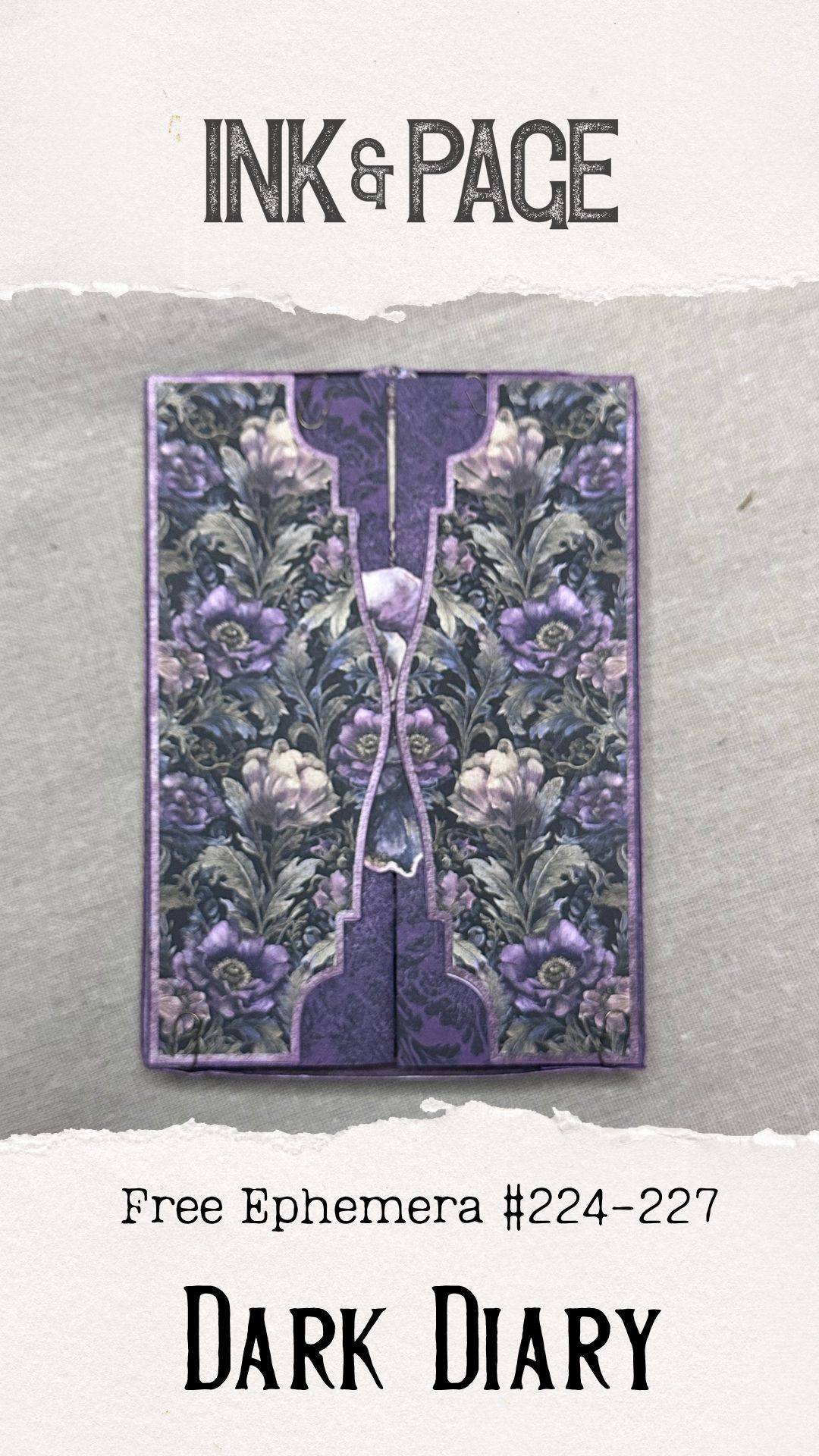 Dark DiaryOctober Free Printable Project