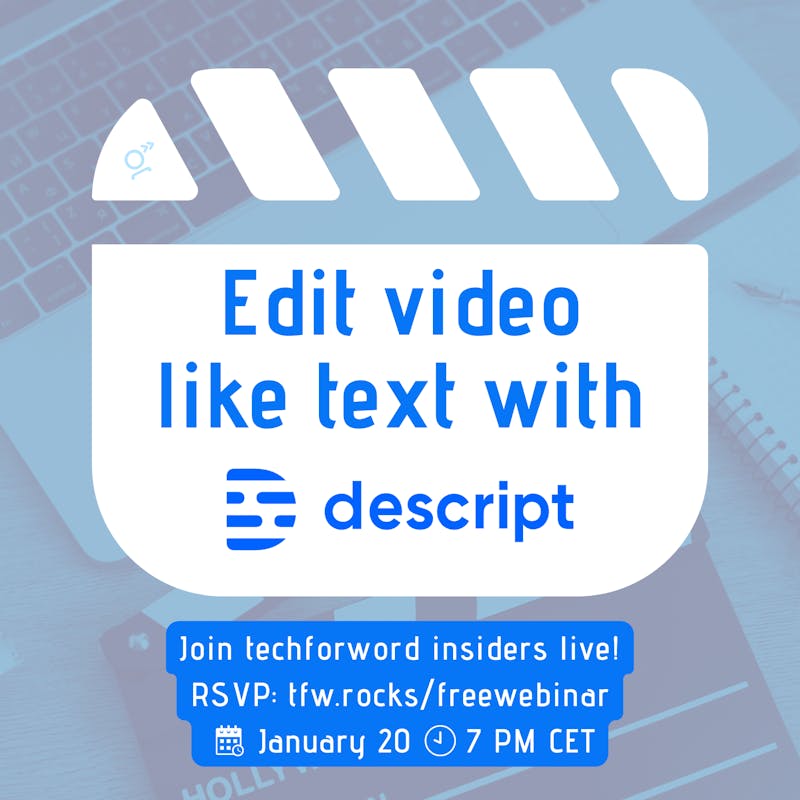 Edit video like text with Descript