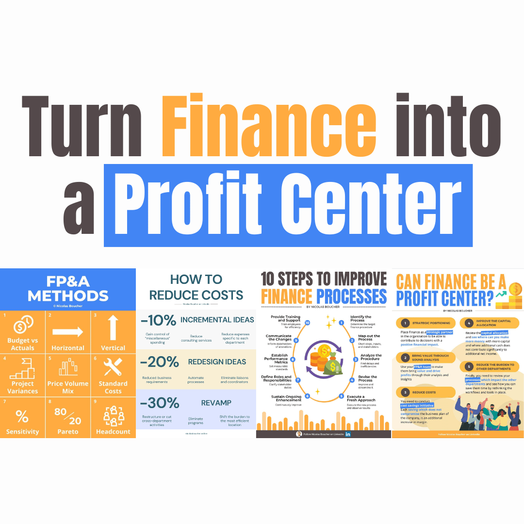 Turn Finance into A Profit Center