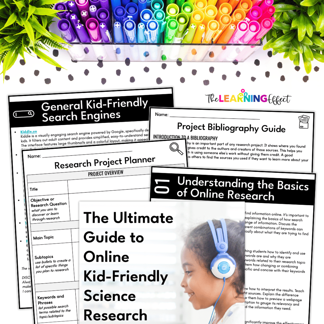 FREE Online Kid-Friendly Science Research Guide