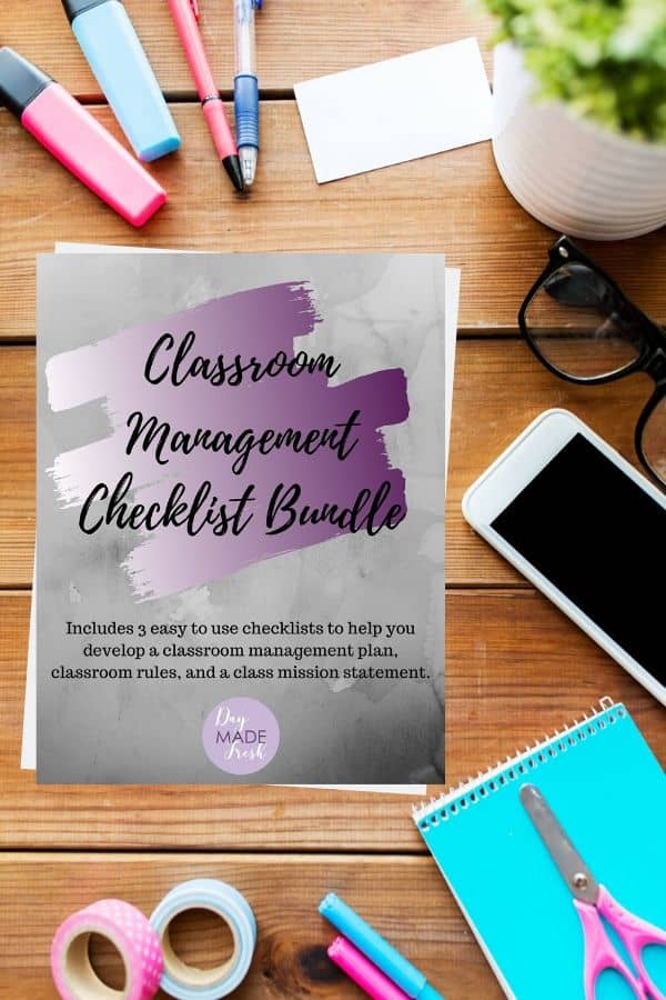 Classroom Management Checklist Bundle