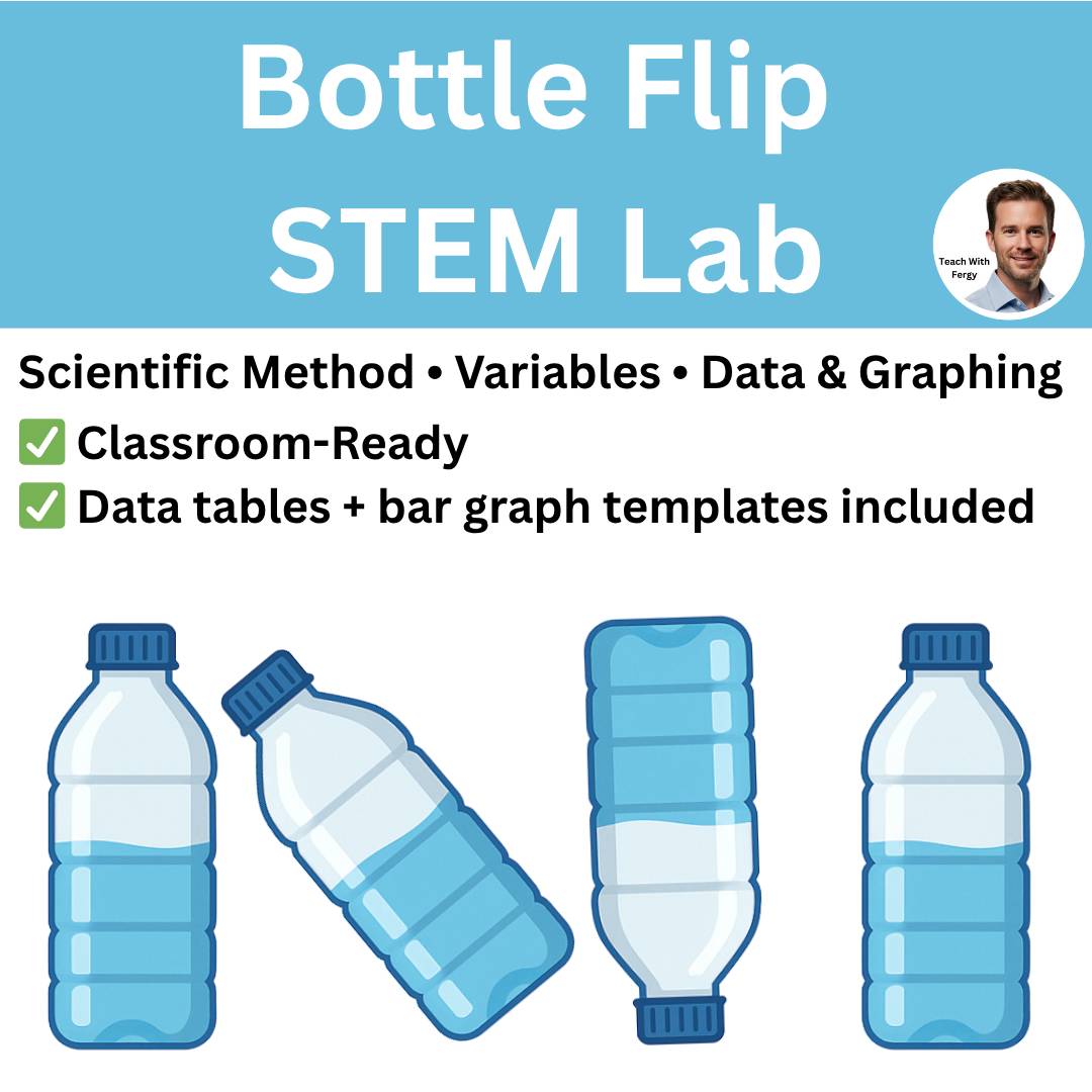 Download my Bottle Flip STEM Lab