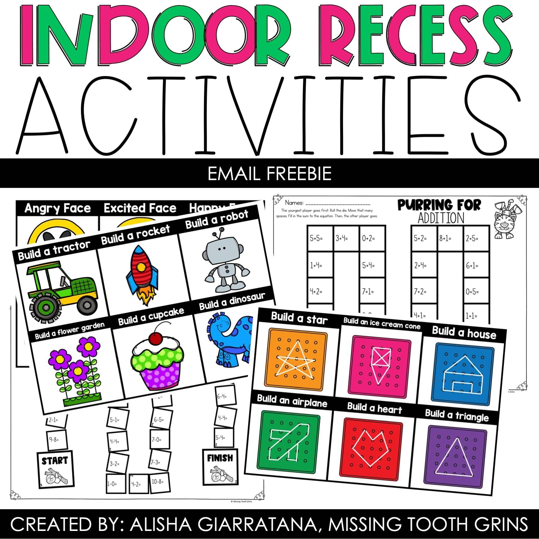 Get our free indoor recess activities!