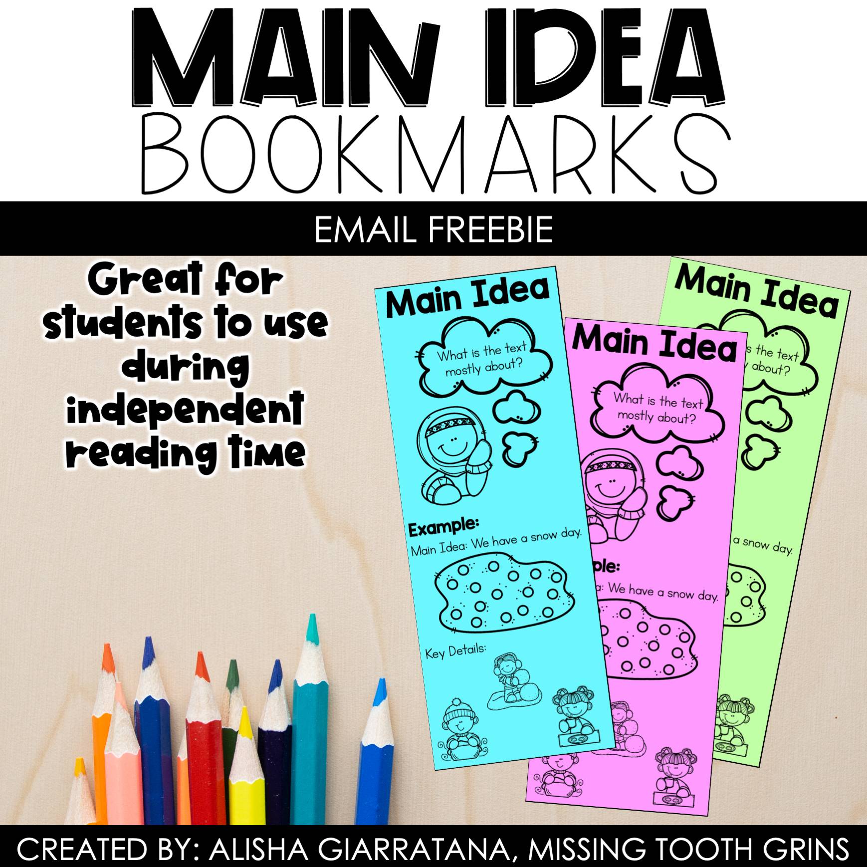 Sign up for your free bookmarks!