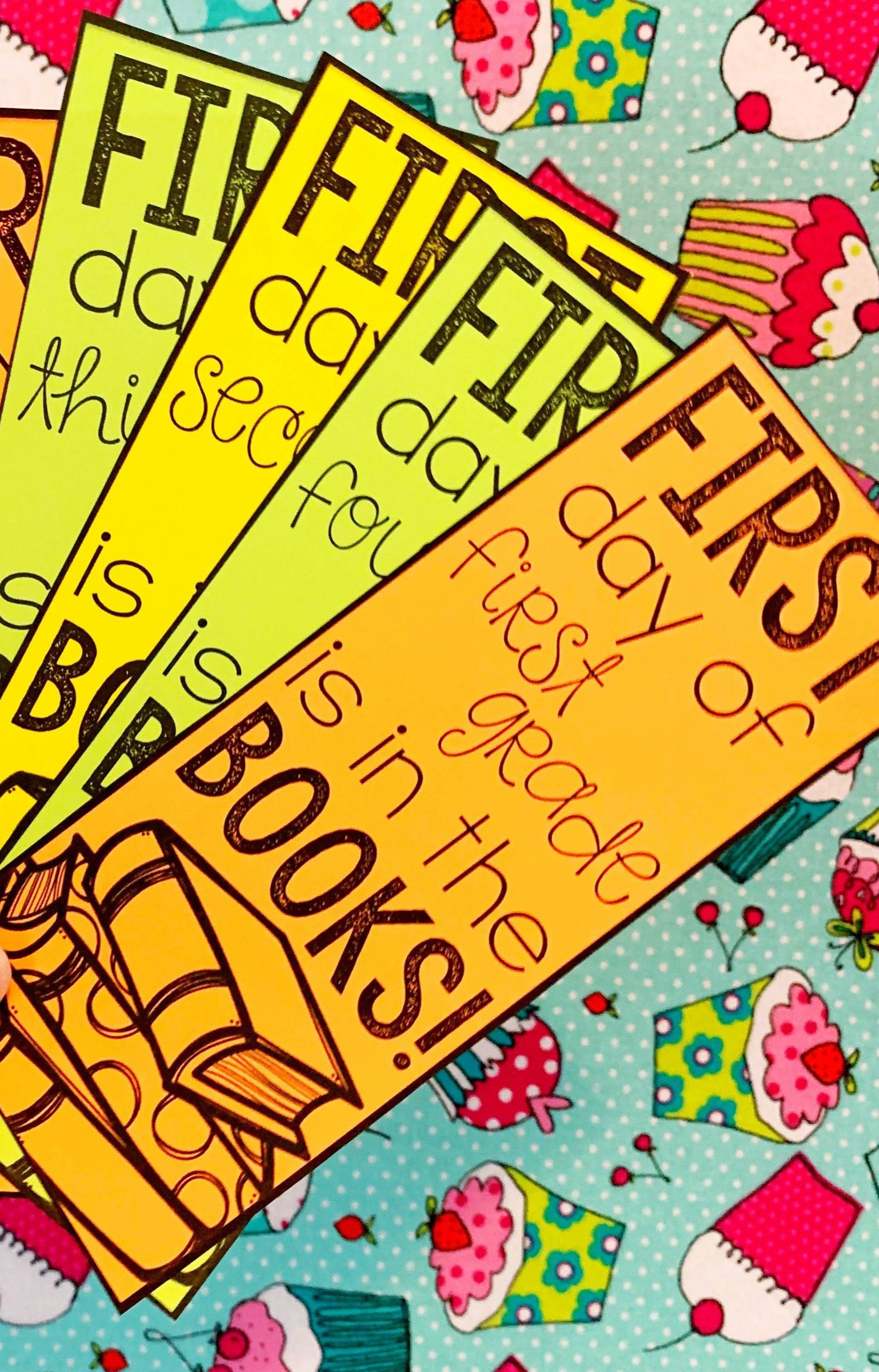 Back To School Bookmarks