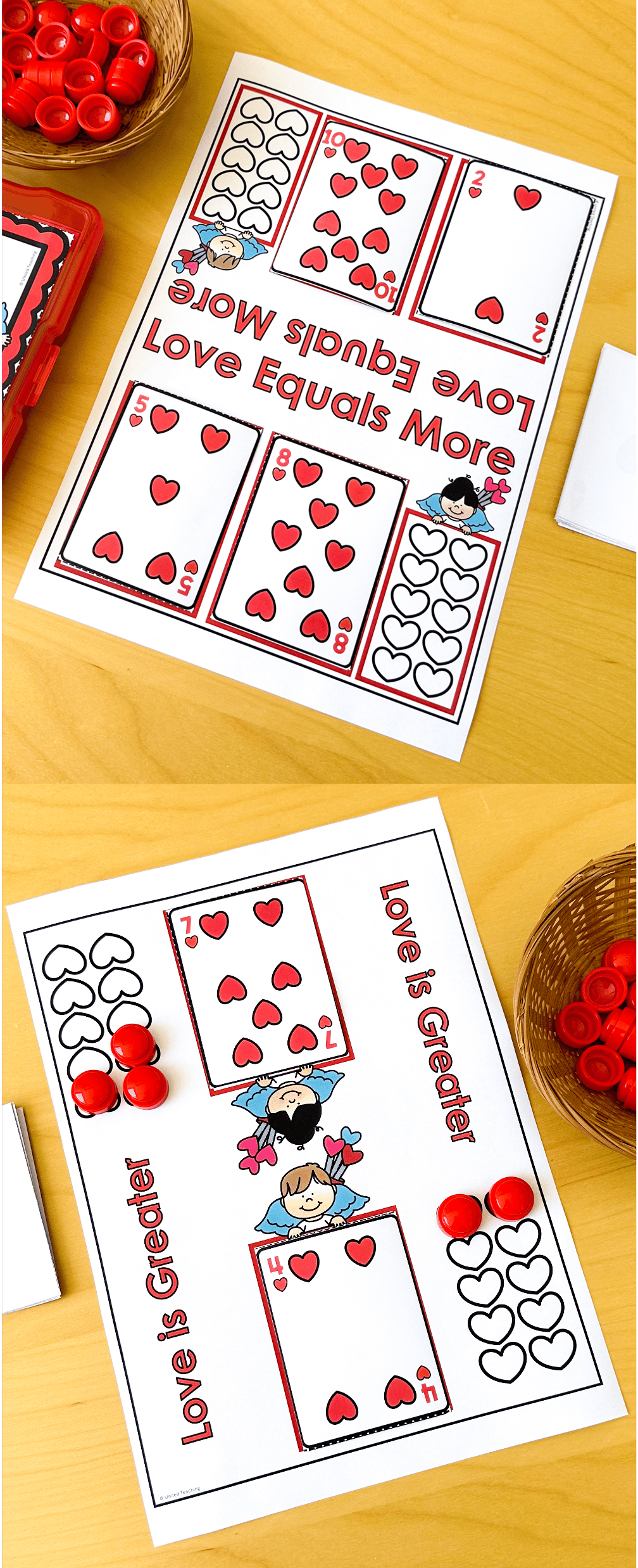 Get Your Free Valentine's Day Math Card Games!