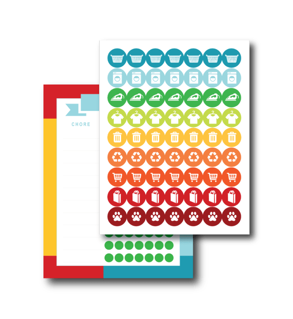 Chore Chart Stickers