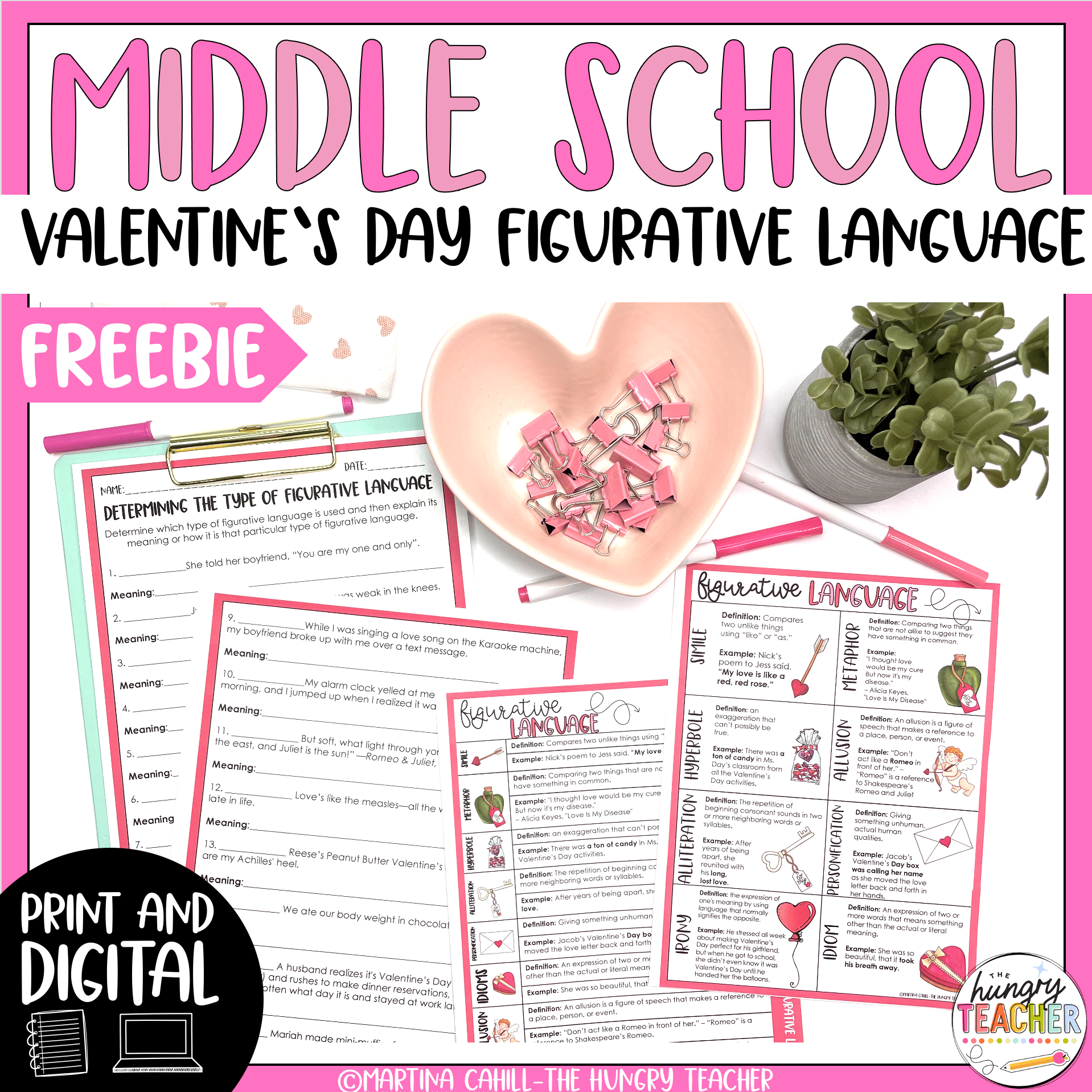 Middle schoolers can’t resist a Valentine’s Day activity