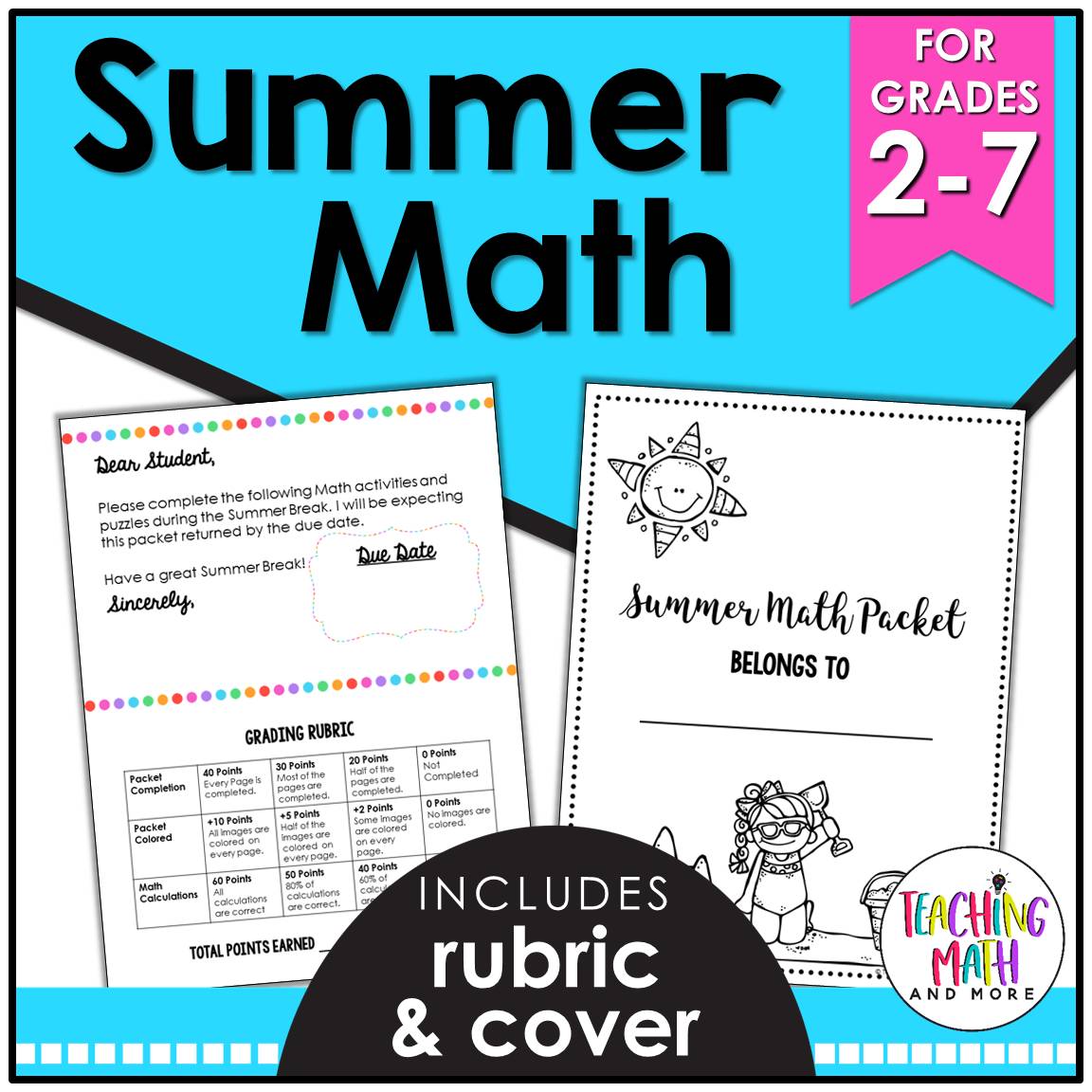 Summer Math Packet