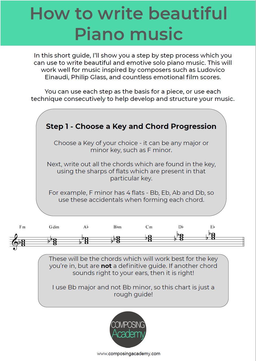 Want to write beautiful piano pieces?
