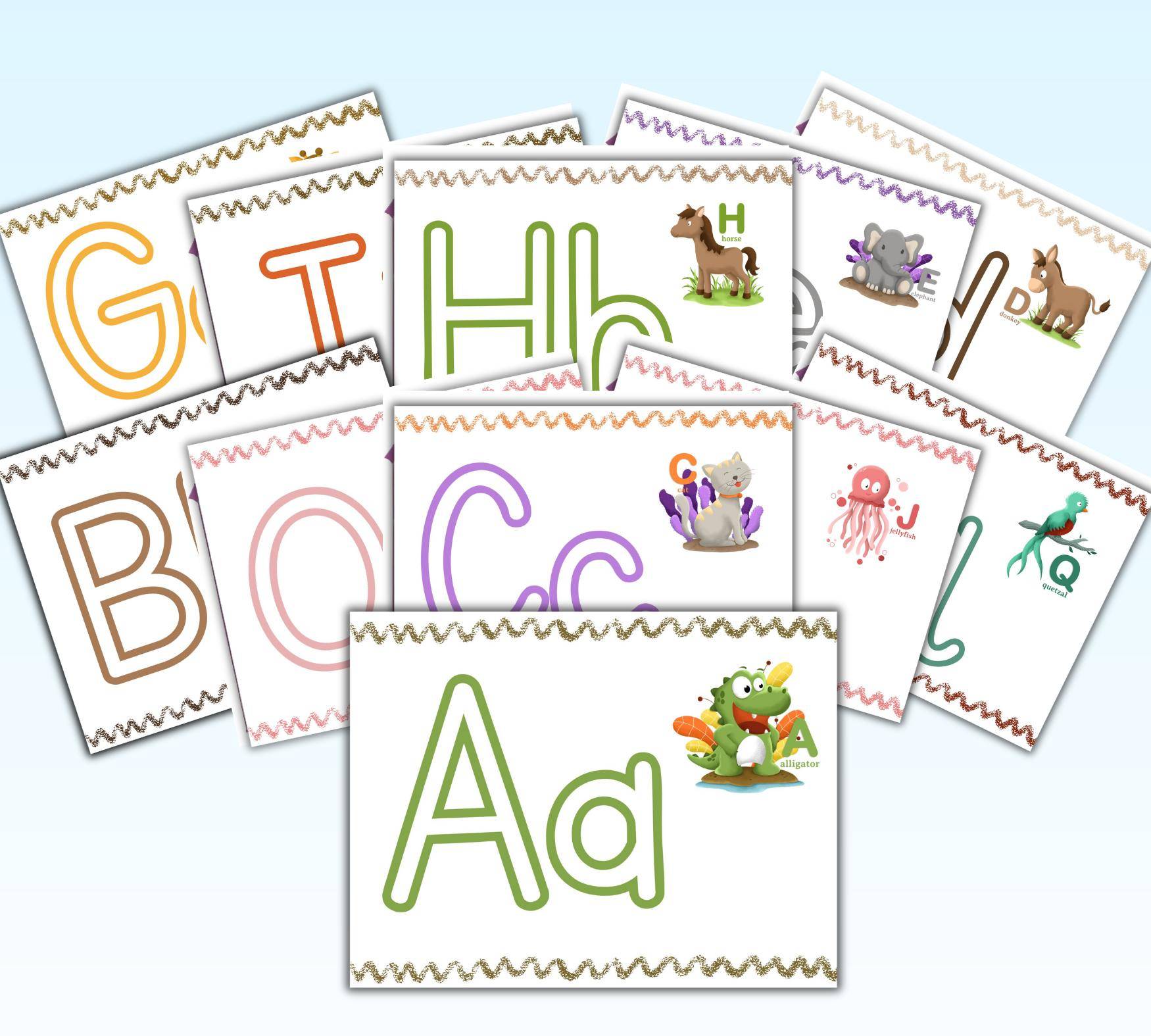 Free Alphabet Playdough Mats Printable For Kids - Made In A Pinch