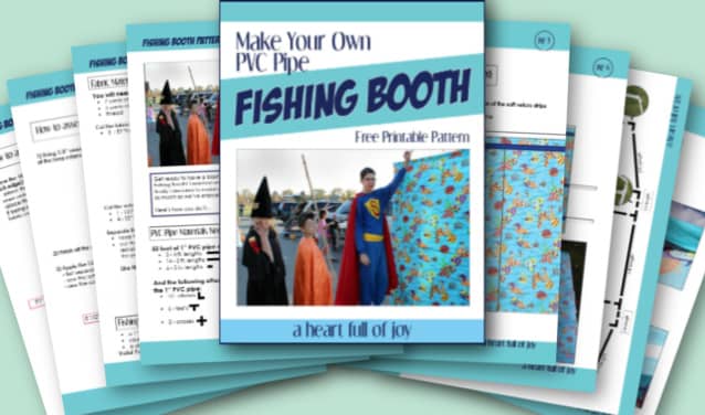 How to Make a PVC Pipe Fishing Booth – Free Printable Pattern - A Heart ...