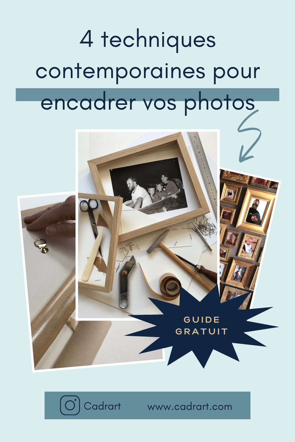 4 techniques contemporaines pour encadrer vos photos