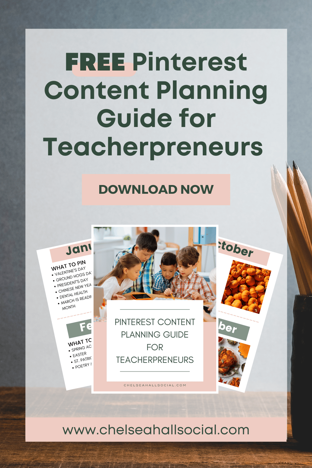 Free Pinterest Content Planning Guide for Teacher Entrepreneurs