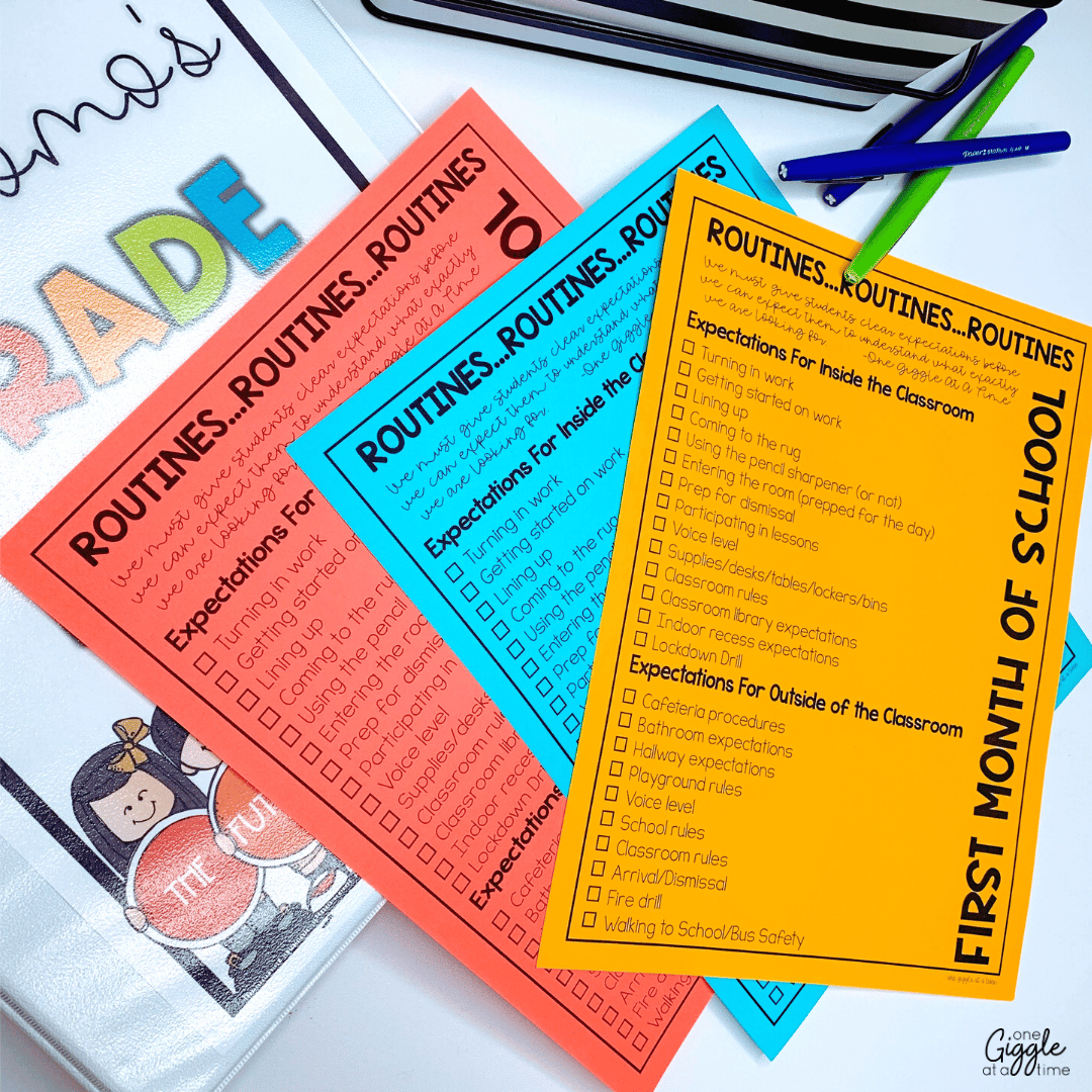 new blog opt in back to school routines checklist