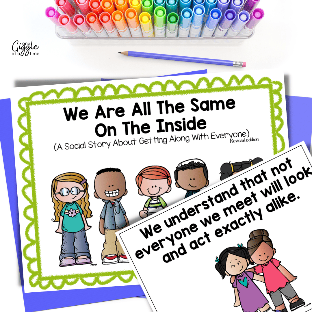 NEW accepting differences blog freebie