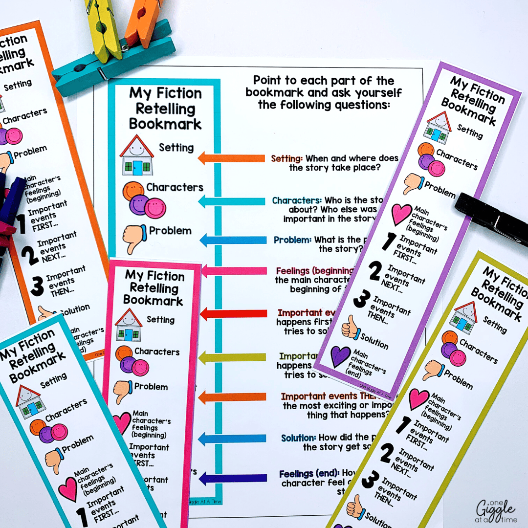 new blog opt in retelling bookmark landing page