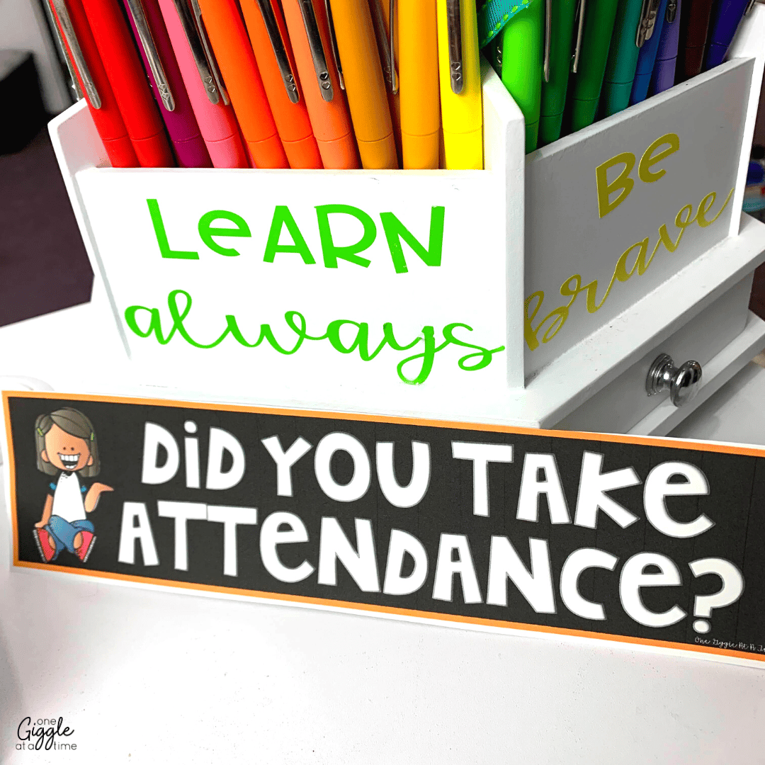 new blog opt in taking attendance sign