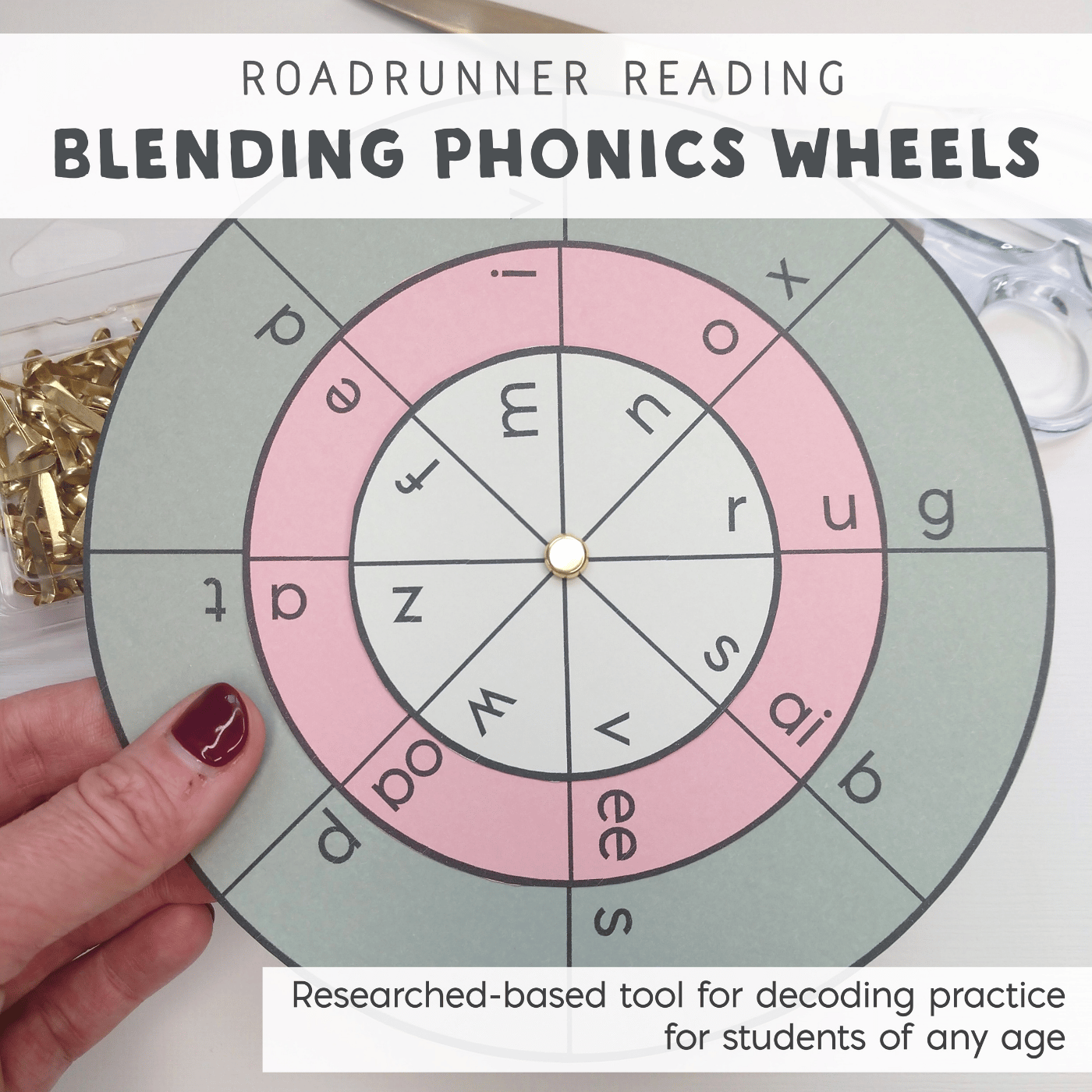 Make teaching decoding fun and easy through these phonics blending wheels!