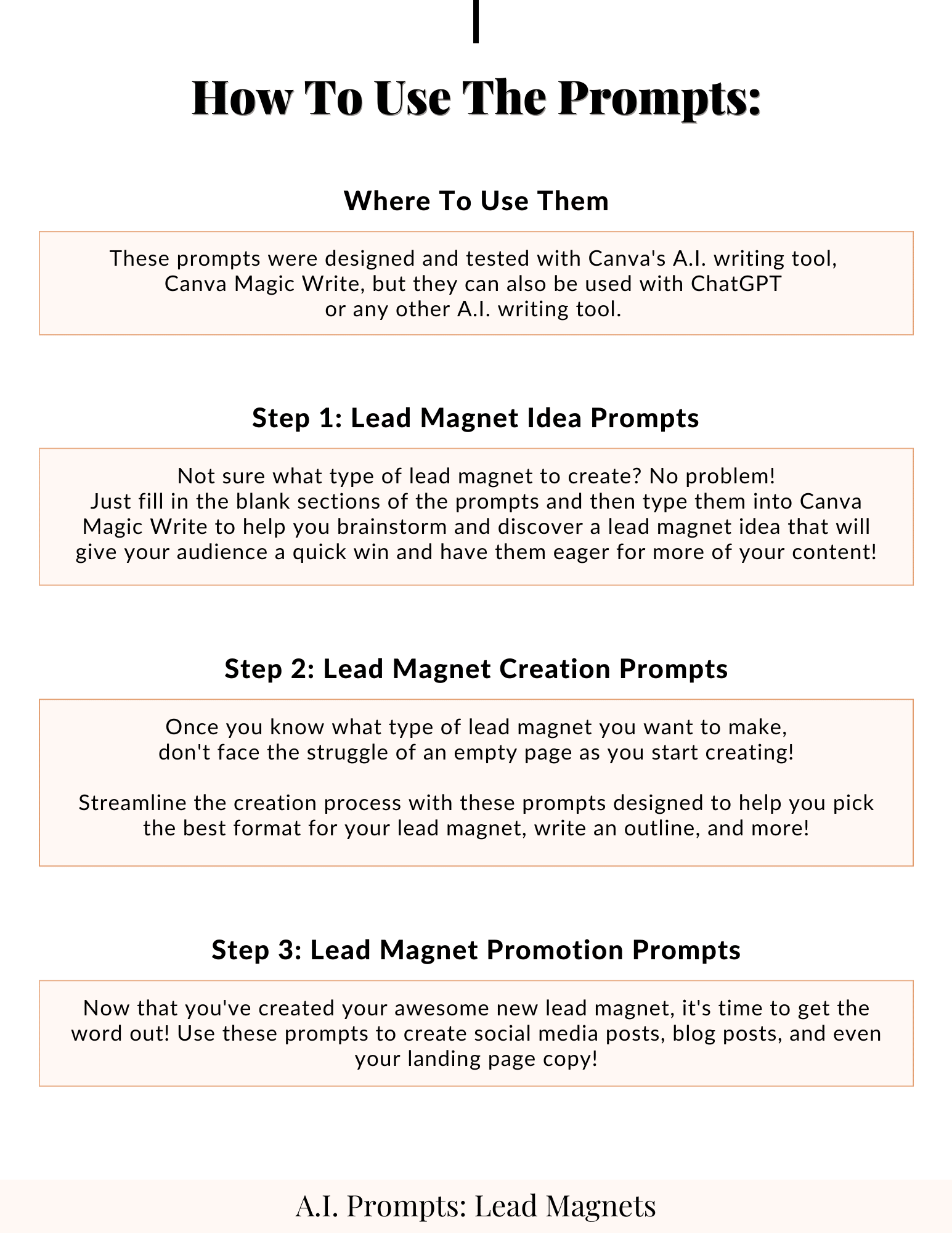 Create A Successful Lead Magnet In A Day?