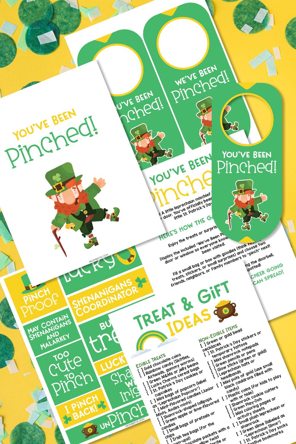 Free You've Been Pinched Printable