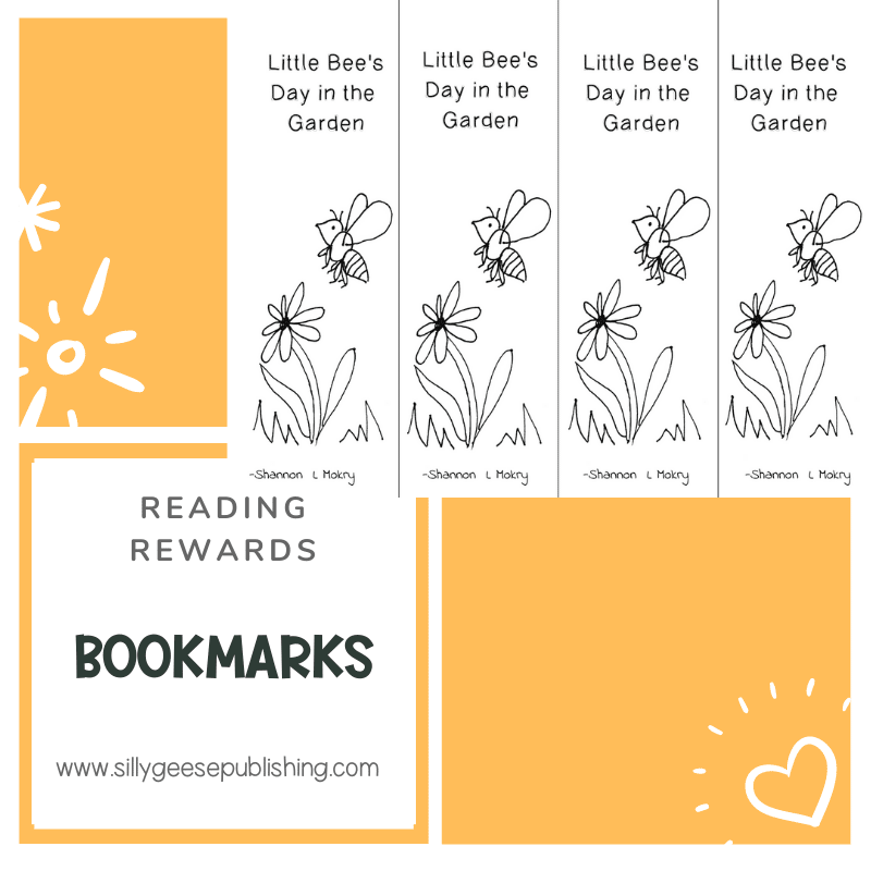 Free Printable Bee Themed Bookmarks – Sillygeese Publishing
