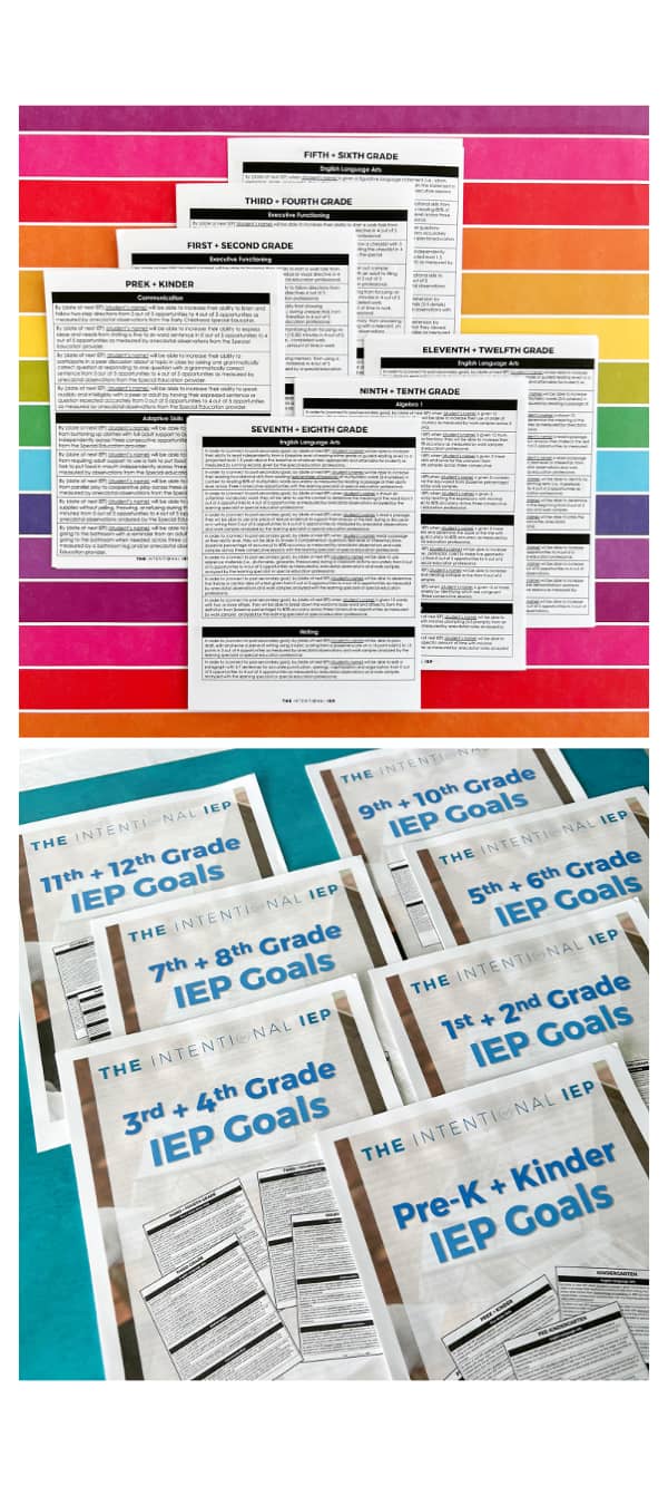 Free IEP Goal Bank for Special Education Teachers